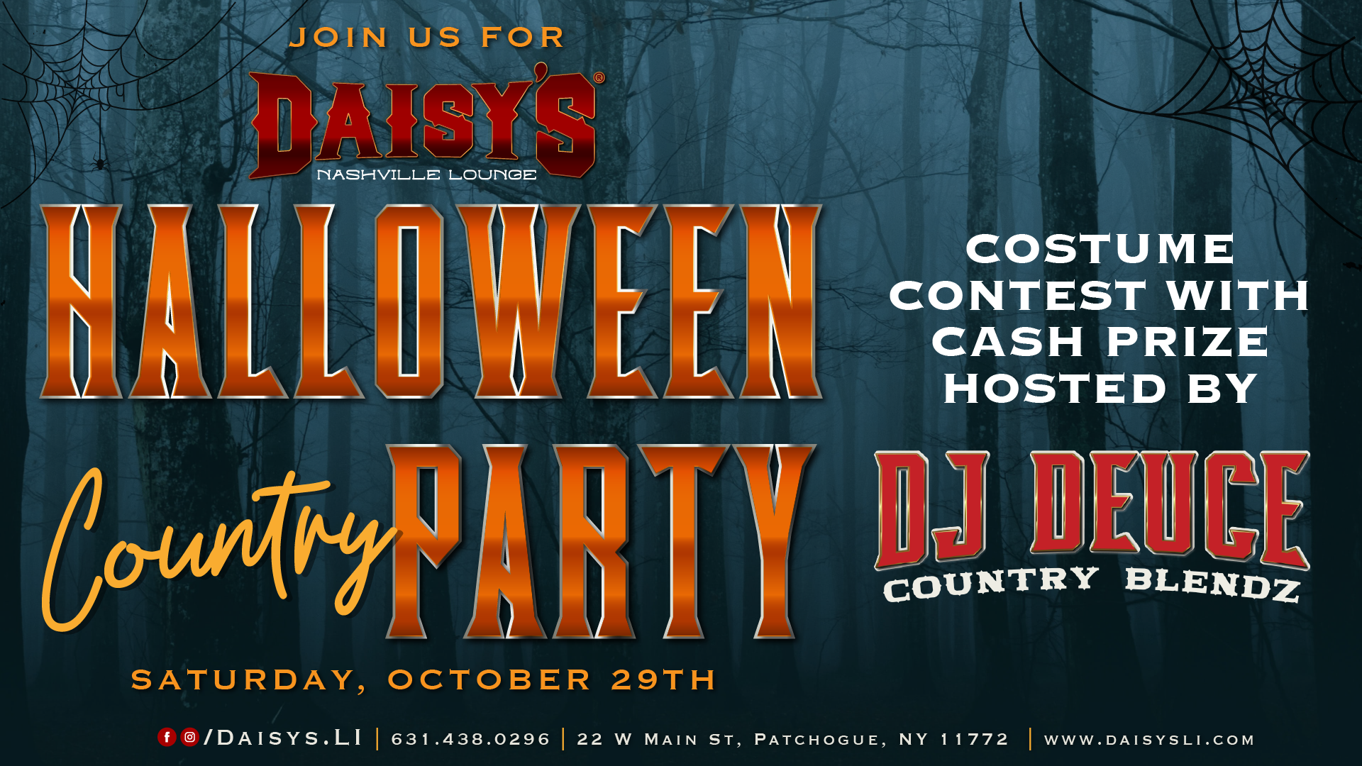 Country Halloween Party - Daisy's Long Island