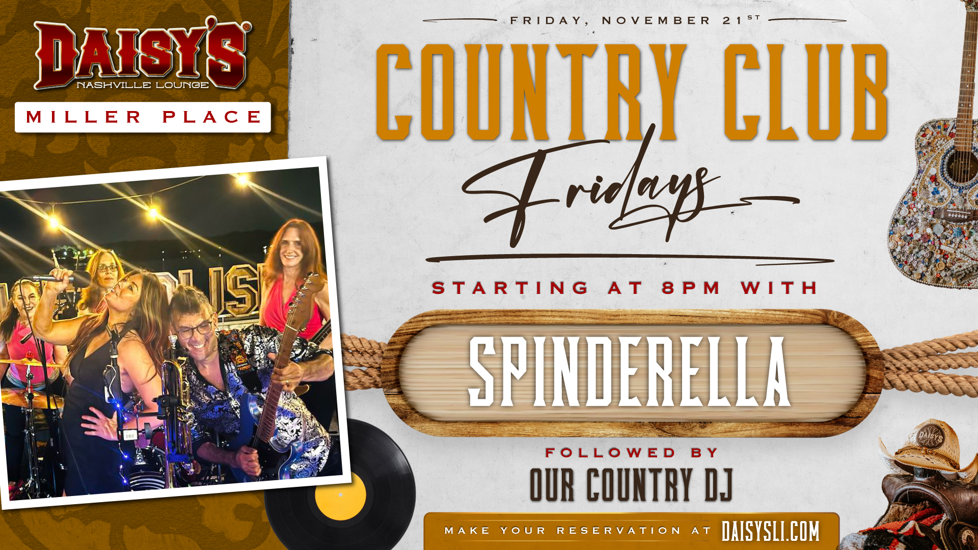 Spinderella - Daisy's Long Island